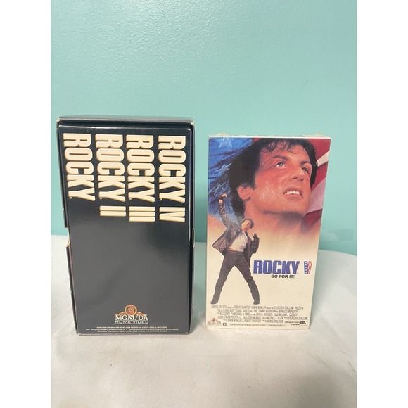 Media | Rocky Giftset 4pack V Vhs 206 4tape Set Vhs V Sylvester ...
